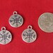 BULK 15pc compass Charms in Antique Silver Style - Etsy