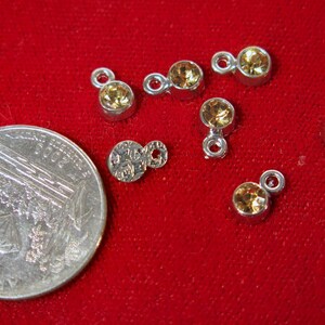 10pc 5mm "gold Style" Color Charms in Antique Silver Style (BC1145) - Etsy