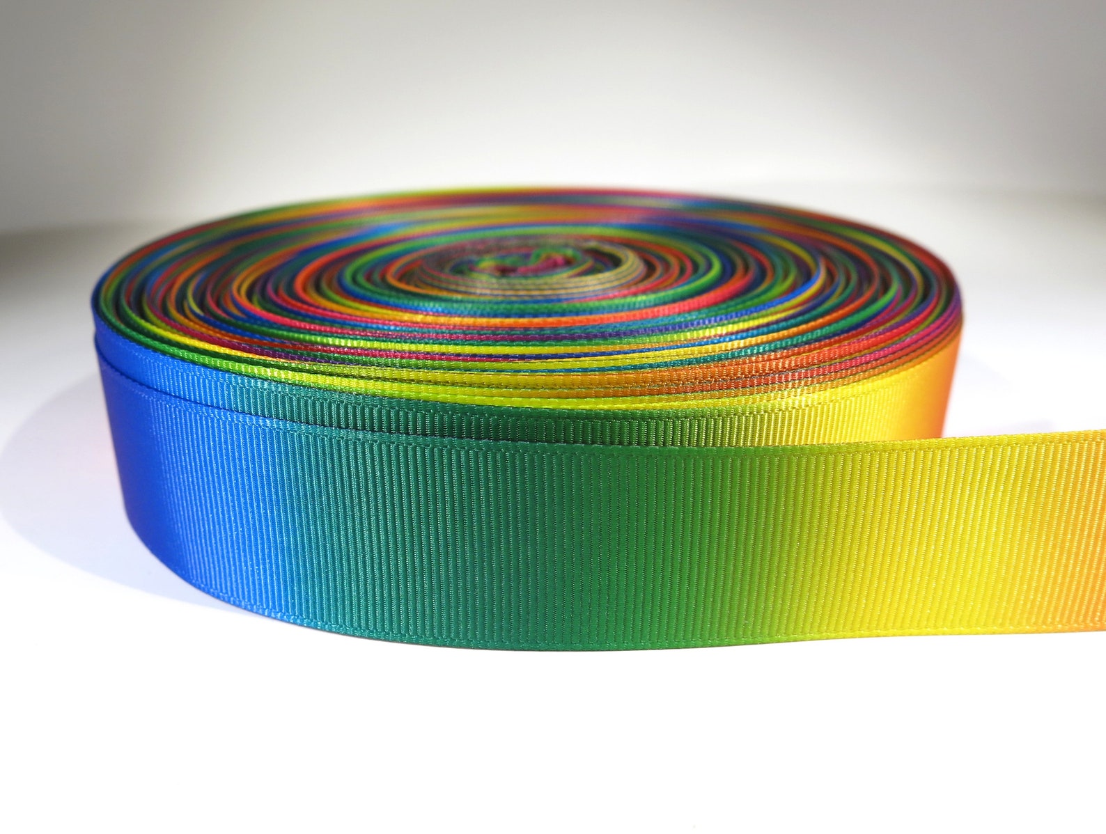 5 Yards of 1 Inch rainbow Grosgrain Ribbon - Etsy