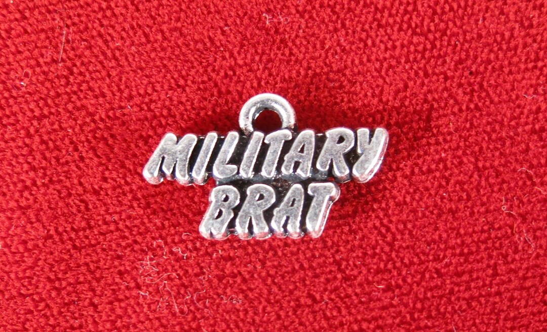 10pc "military Brat" Charms in Antique Silver Style (BC1029) - Etsy