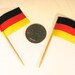 50pc germany Flag Tooth Pick / Cake Topper D44 - Etsy