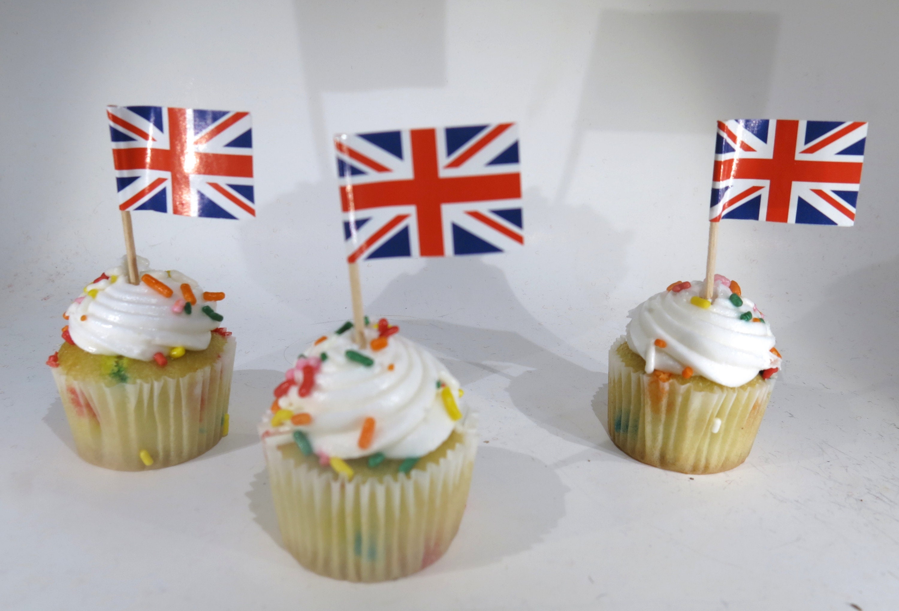 50pc great Britain Flag Tooth Pick / Cake Topper - Etsy