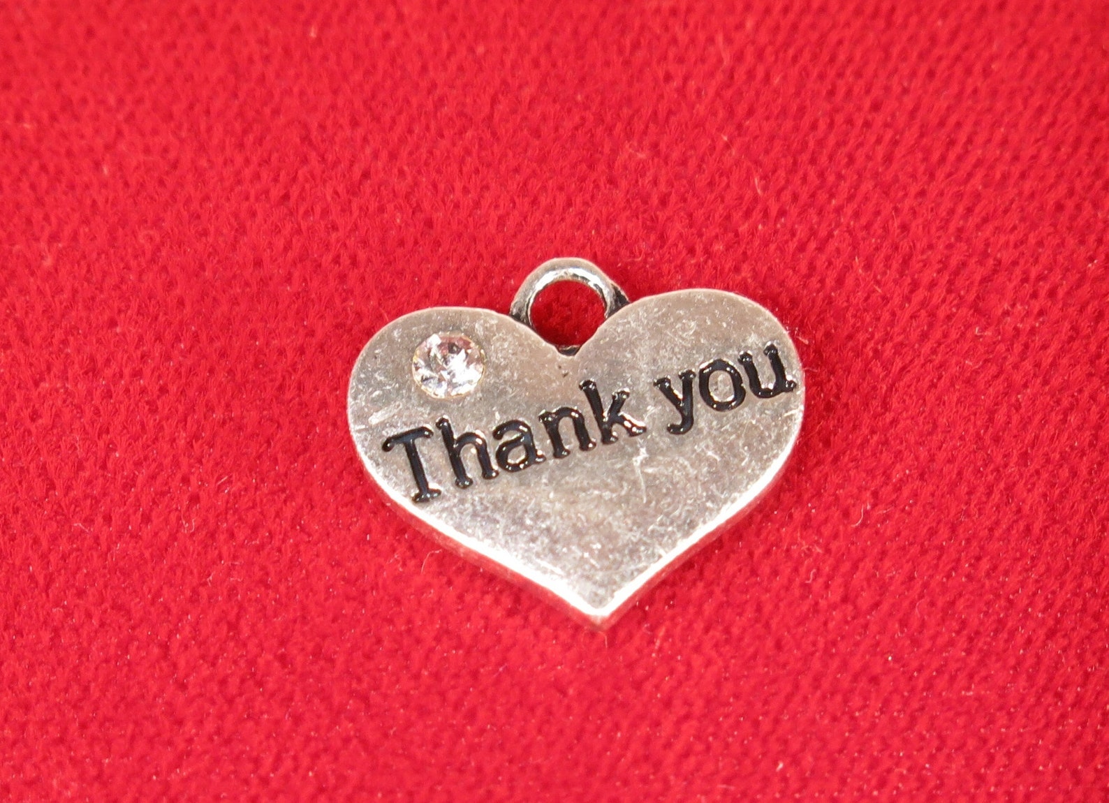 5pc thank You Charms in Antique Silver Style - Etsy