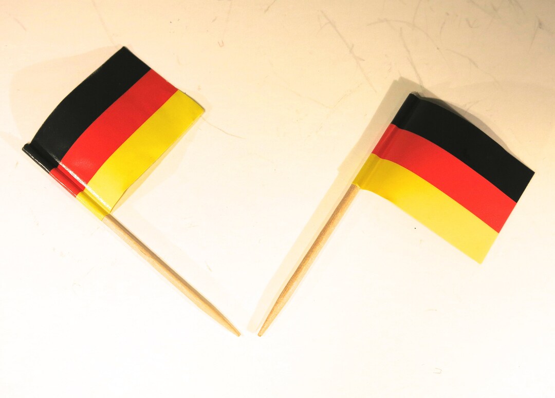 50pc germany Flag Tooth Pick / Cake Topper D44 - Etsy