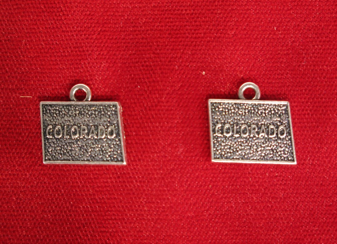 5pc colorado Charms in Antique Silver BC888 - Etsy