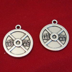 2pc "weight" Charms in Antique Silver Style (BC833) - Etsy