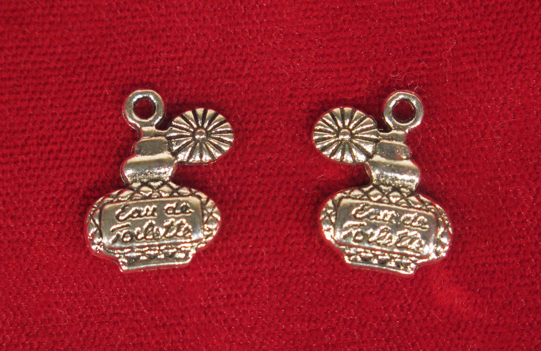 BULK! 15pc "perfume Bottle" Charms in Antique Silver Style (BC1295B) - Etsy