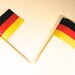 50pc germany Flag Tooth Pick / Cake Topper D44 - Etsy