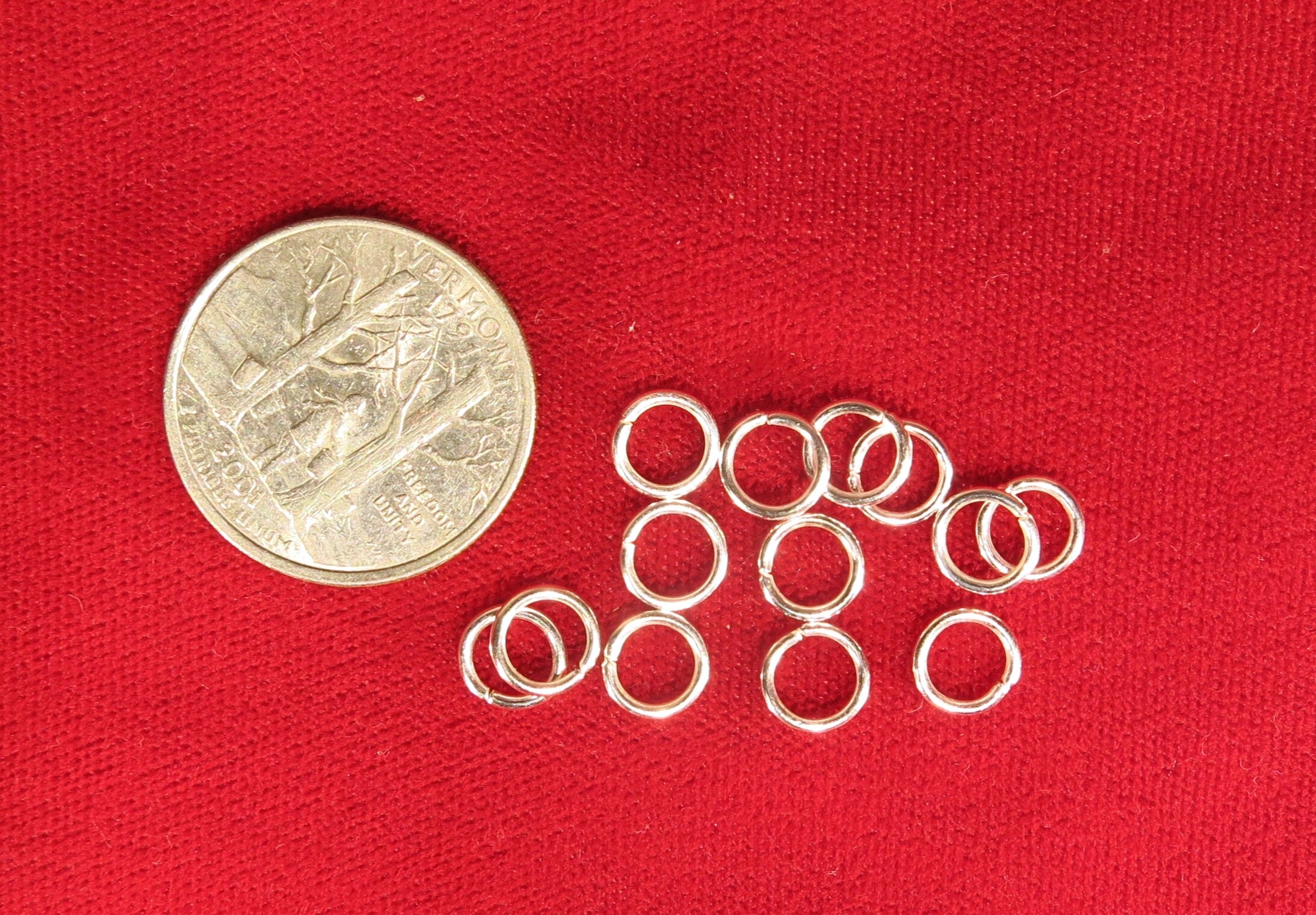 7mm 500pc jump Rings in Silver Style JC129 - Etsy