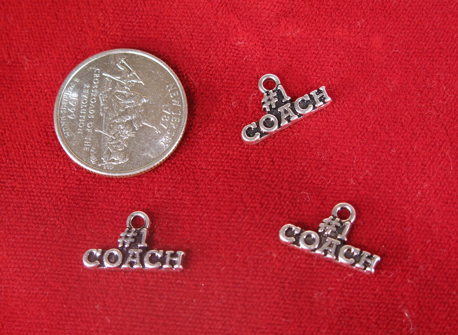 5pc 1 Coach Charms in Silver Style BC453 - Etsy Australia