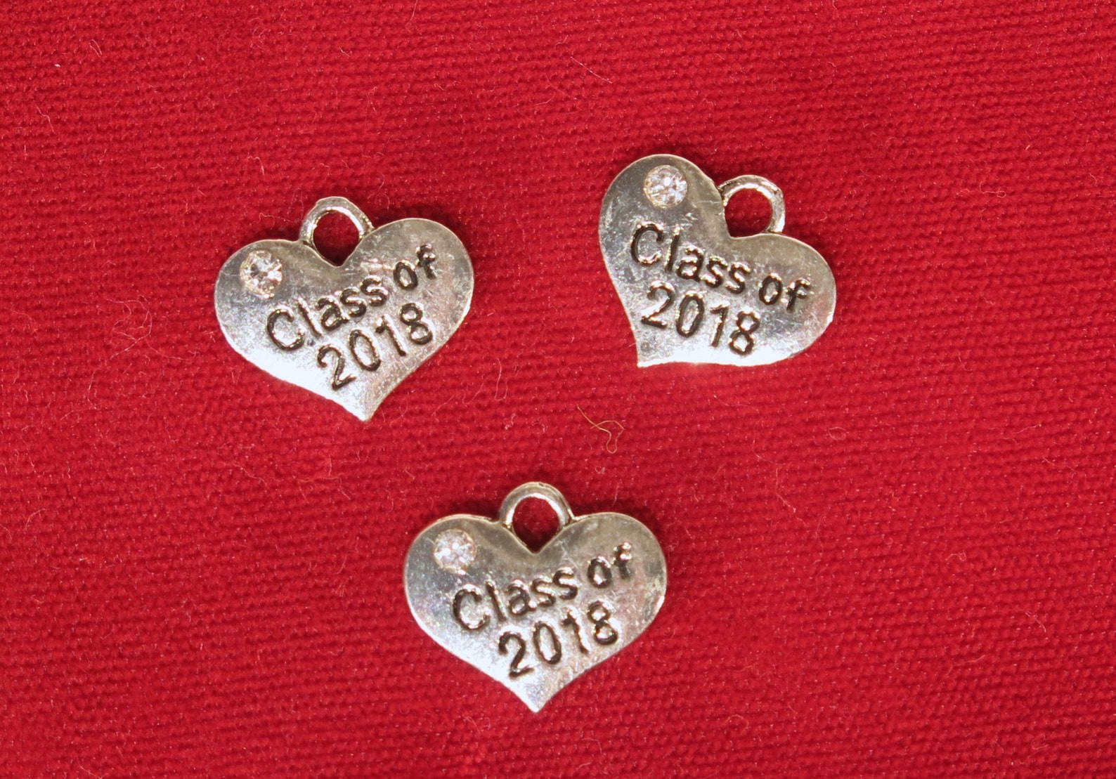 BULK 15pc class of 2018 Charms in Antique Silver - Etsy