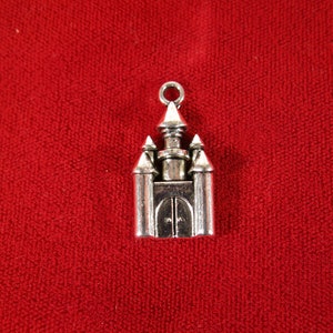 15pc castle Charms in Antique Style Silver - Etsy