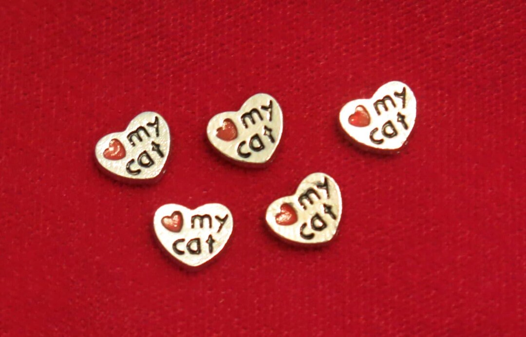 5pc "love My Cat" Floating Charms for Memory Lockets (LC5) - Etsy