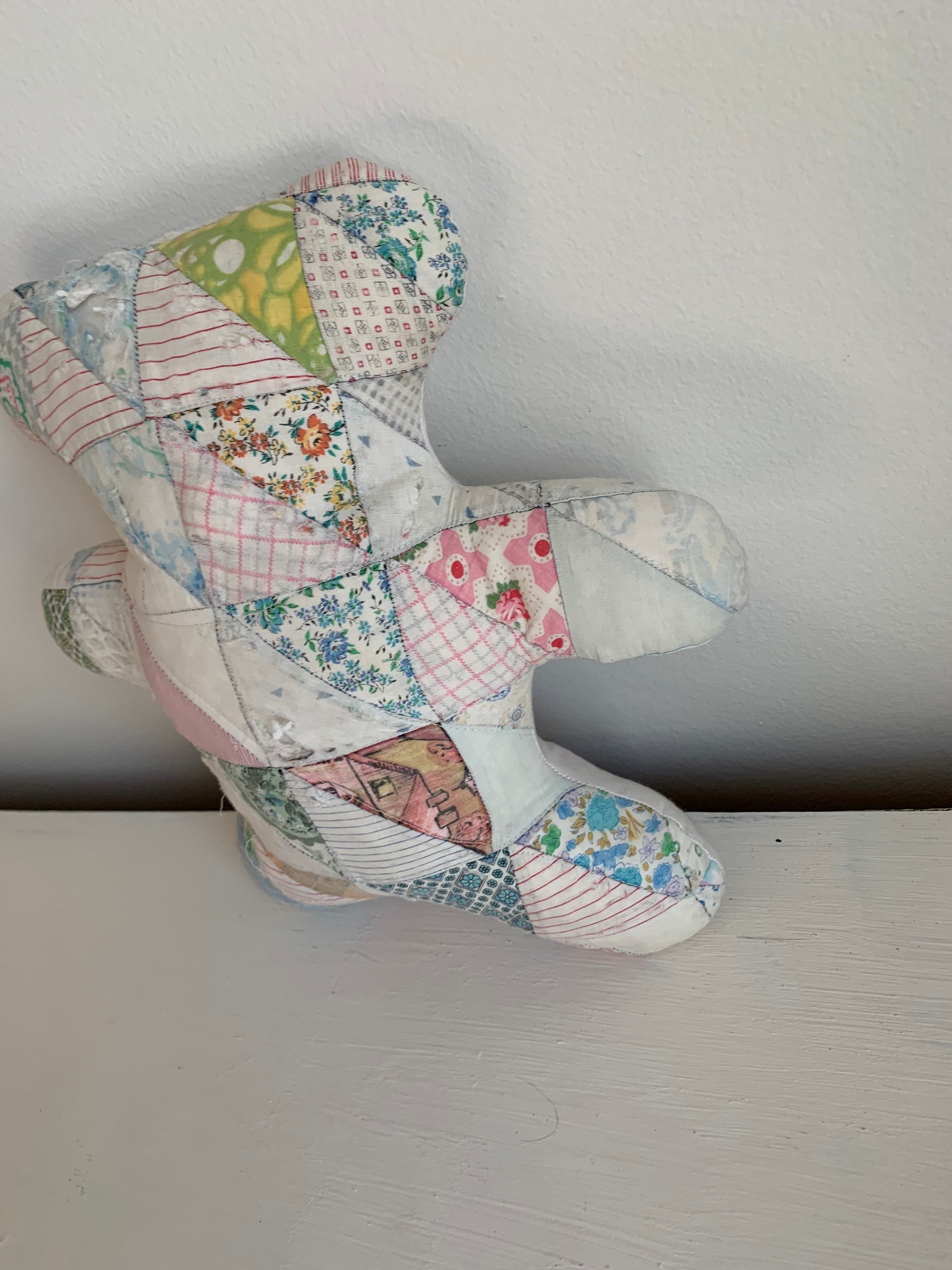 Quilted Teddy Bear - Etsy