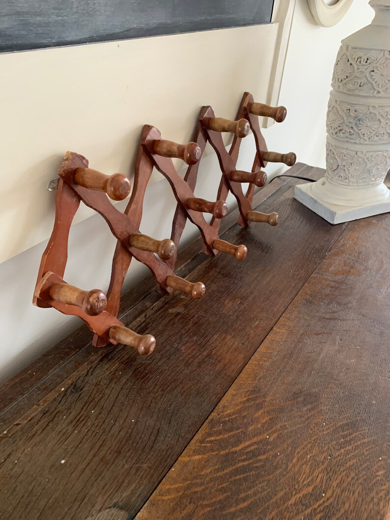 Accordion Hat Rack Wood Accordion Rack for Hats Wall Coat - Etsy
