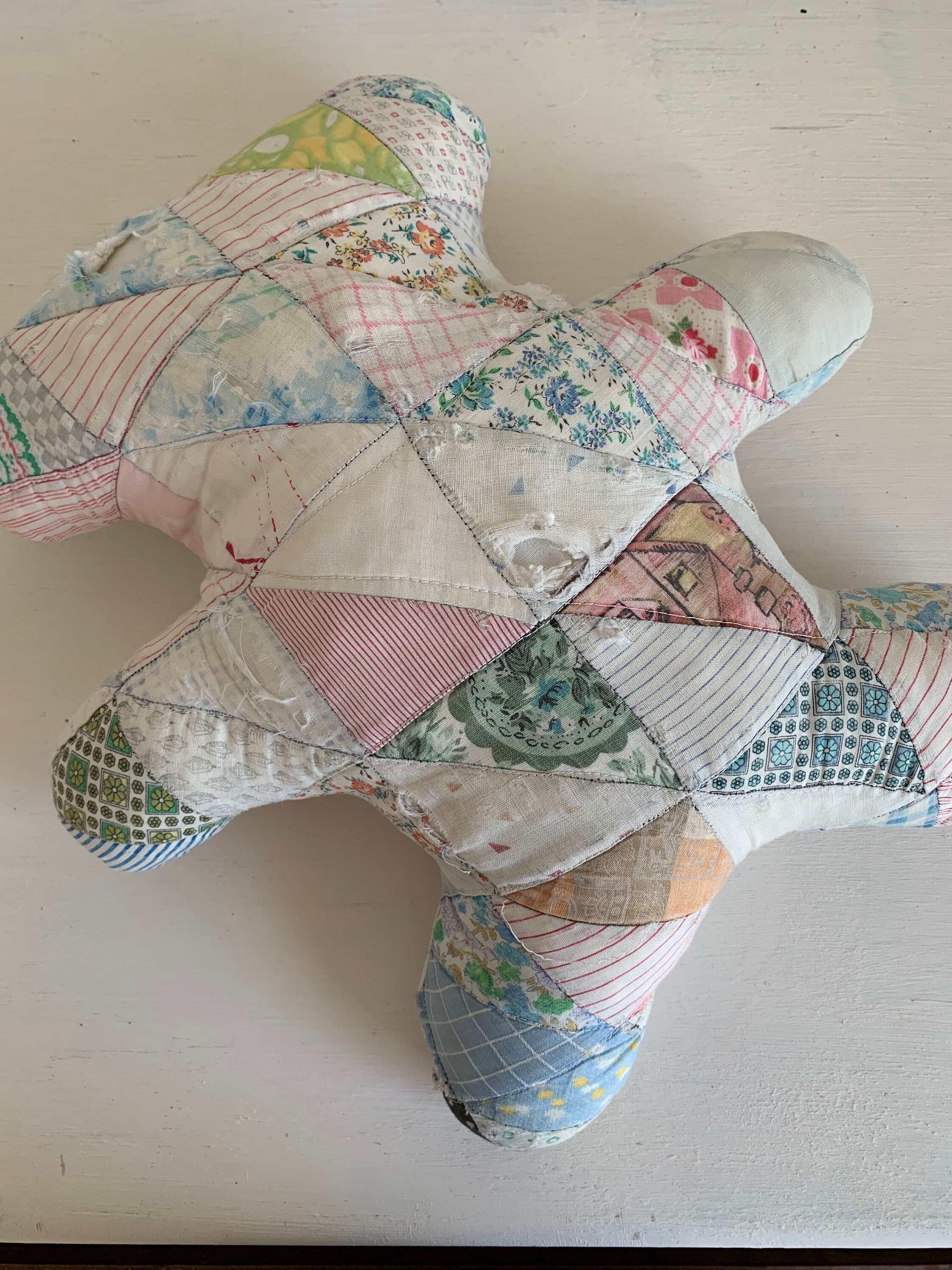 Quilted Teddy Bear | Etsy