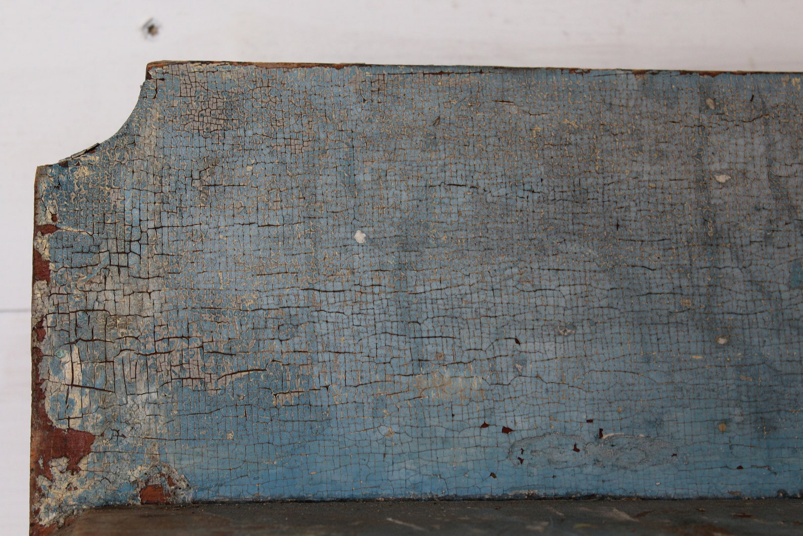 Large Chippy Blue Primitive Cupboard Early American Blue - Etsy