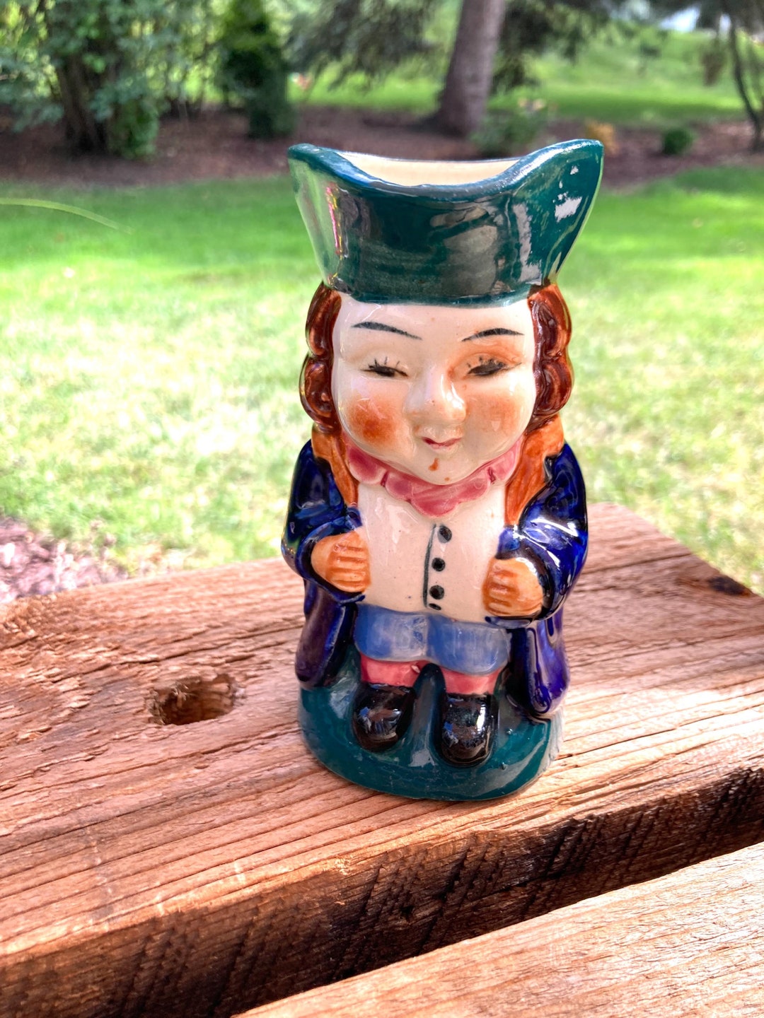 Vintage Small Toby Jug Porcelain Pitcher Creamer Made in Japan - Etsy