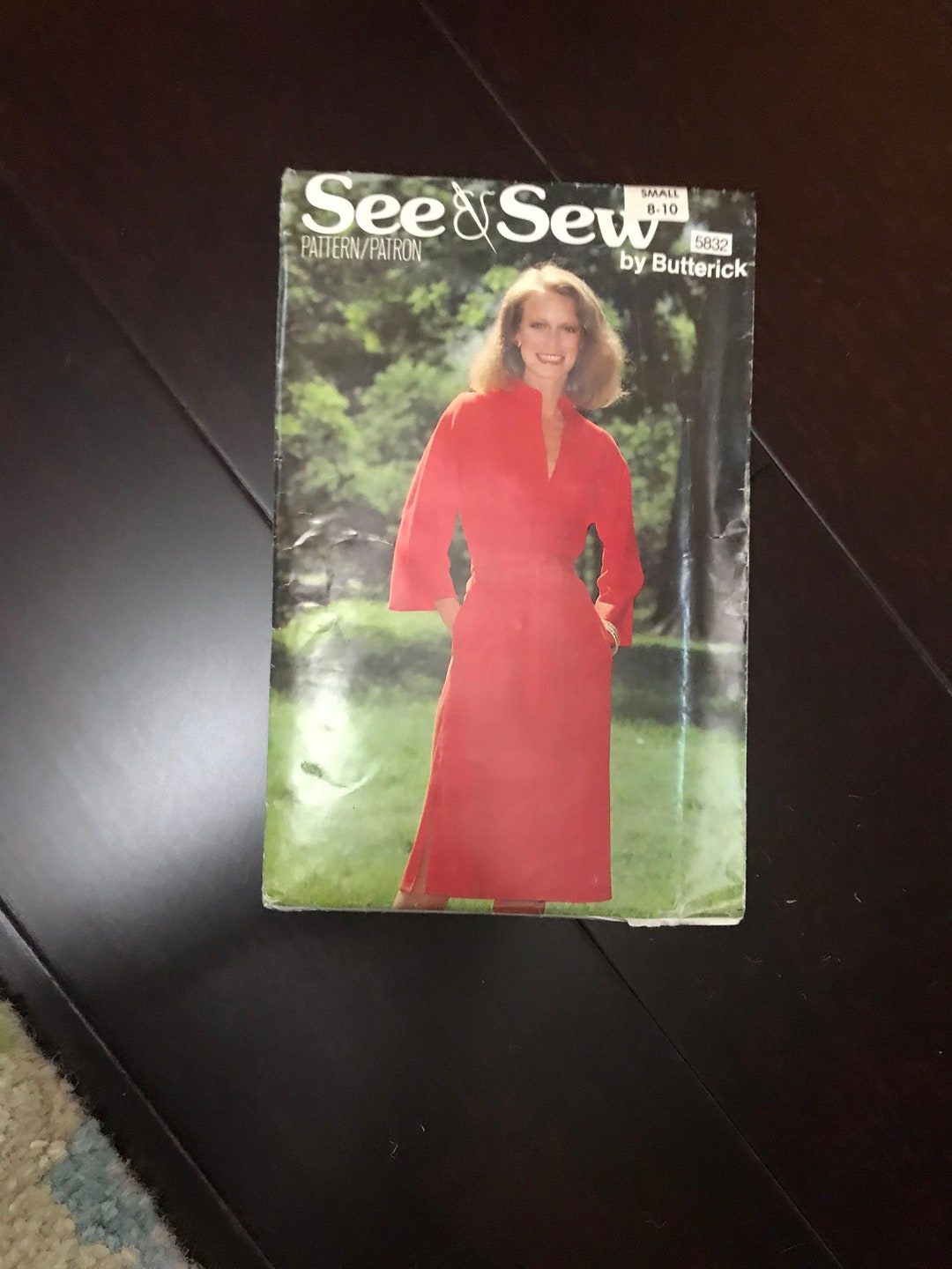 Vintage See & Sew Butterick Pattern Dress Size 8-10 Pattern 5832 - Etsy