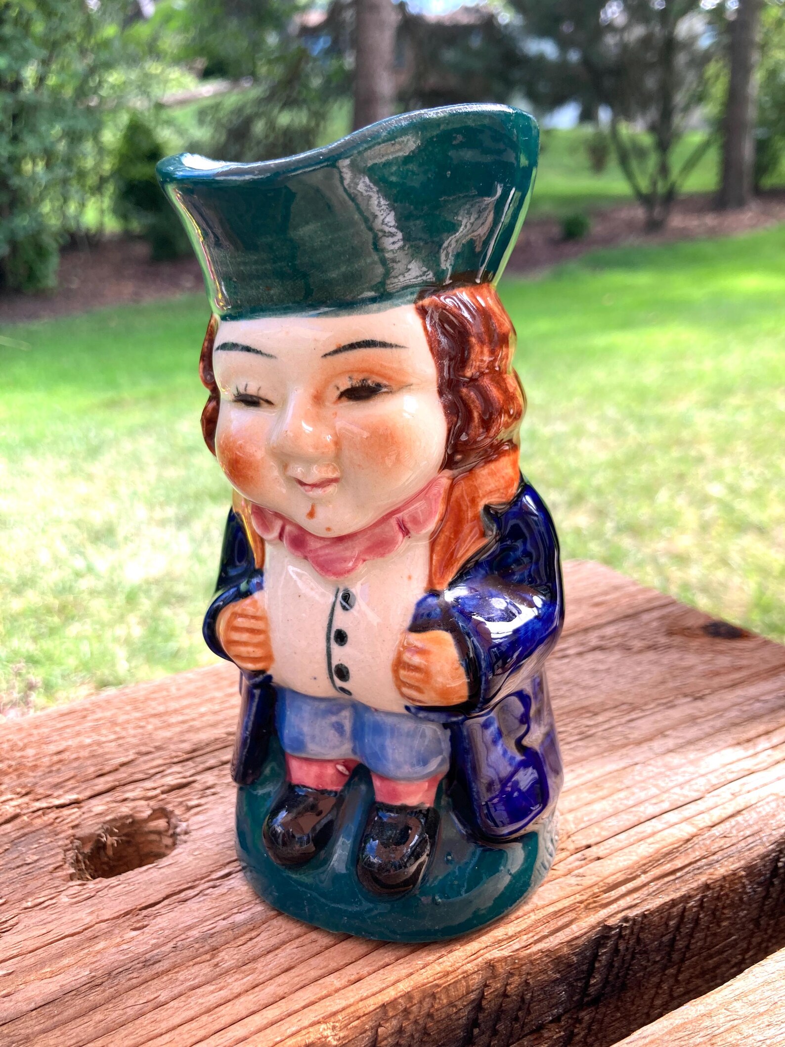 Vintage Small Toby Jug Porcelain Pitcher Creamer Made in Japan - Etsy