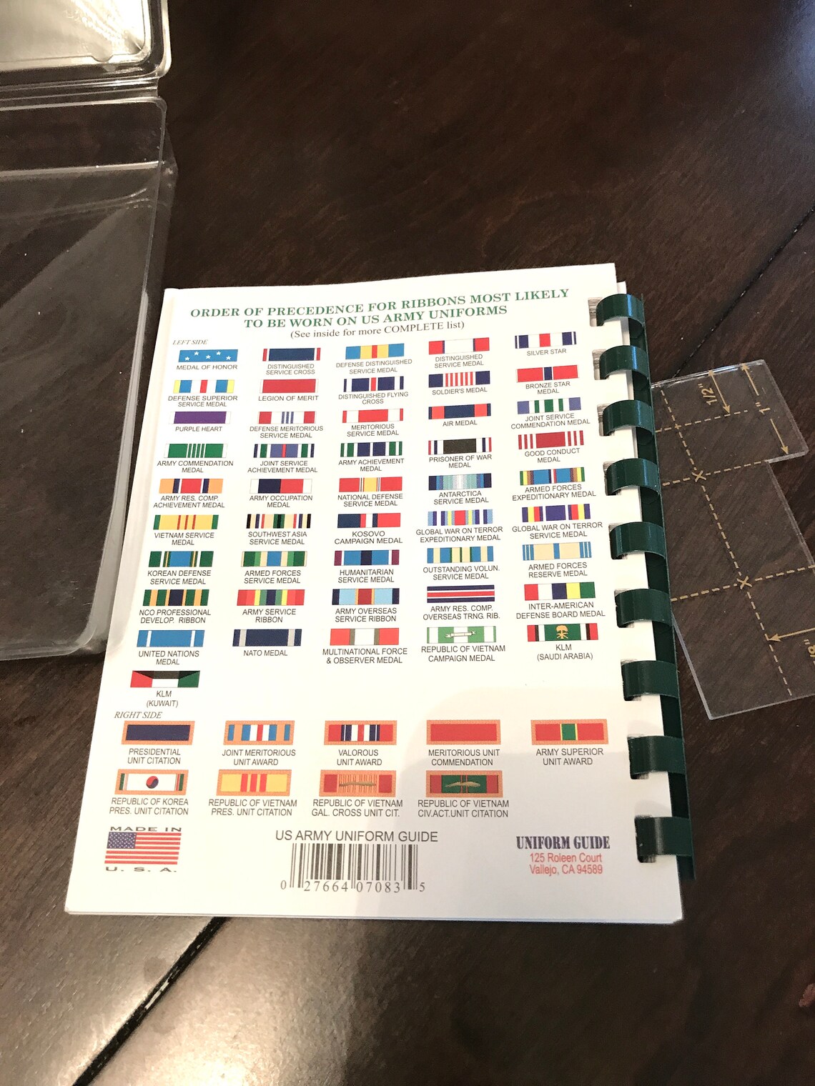 U.S. Army Look Sharp Uniform Guide and Ruler Officer/enlisted | Etsy