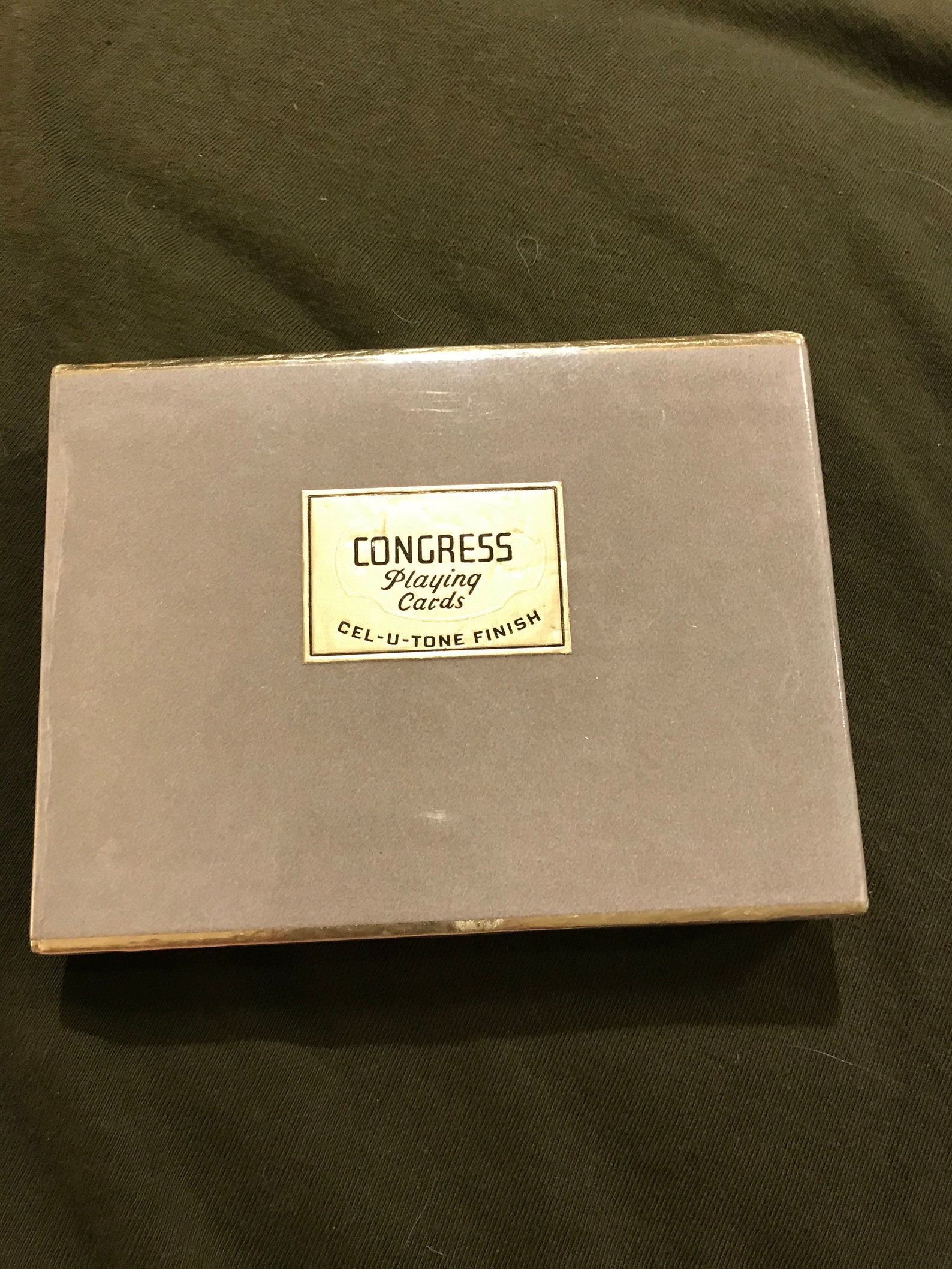 Vintage Amoco Chemical Corporation Congress Playing Cards Abstract ...