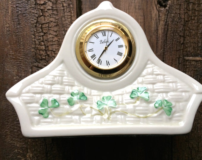 Vintage Belleek Killarney Mantle Clock 1927 Made in Ireland - Etsy