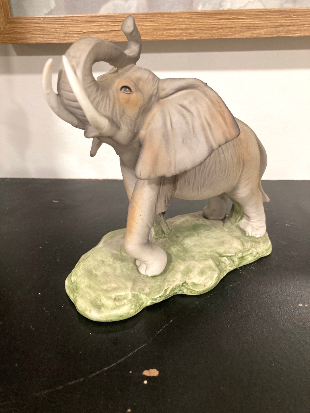 Vintage 1974 Aldon Accessories LTD N.Y.C. Porcelain Elephant Figurine ...