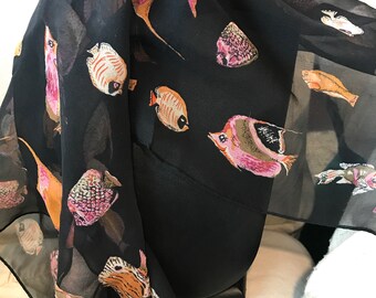 Fish Scarf - Etsy