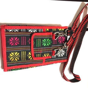 Vintage Guatemalan Traditional Fabric Muti-pocket Travel Crossbody ...