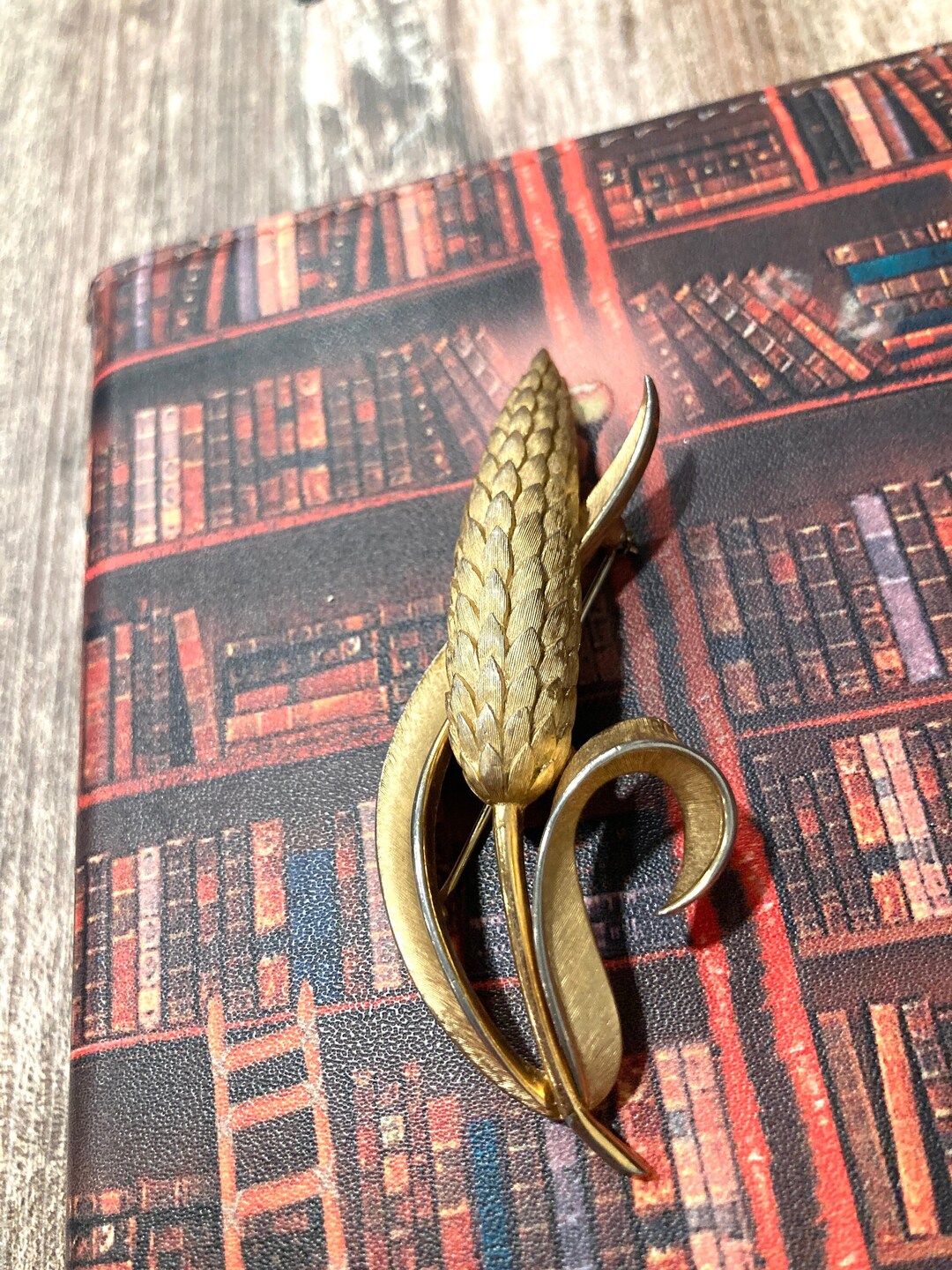 Vintage Trifari Crown Gold Tone Wheat Pin/brooch - Etsy