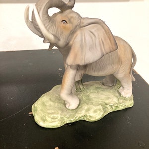 Vintage 1974 Aldon Accessories LTD N.Y.C. Porcelain Elephant Figurine ...
