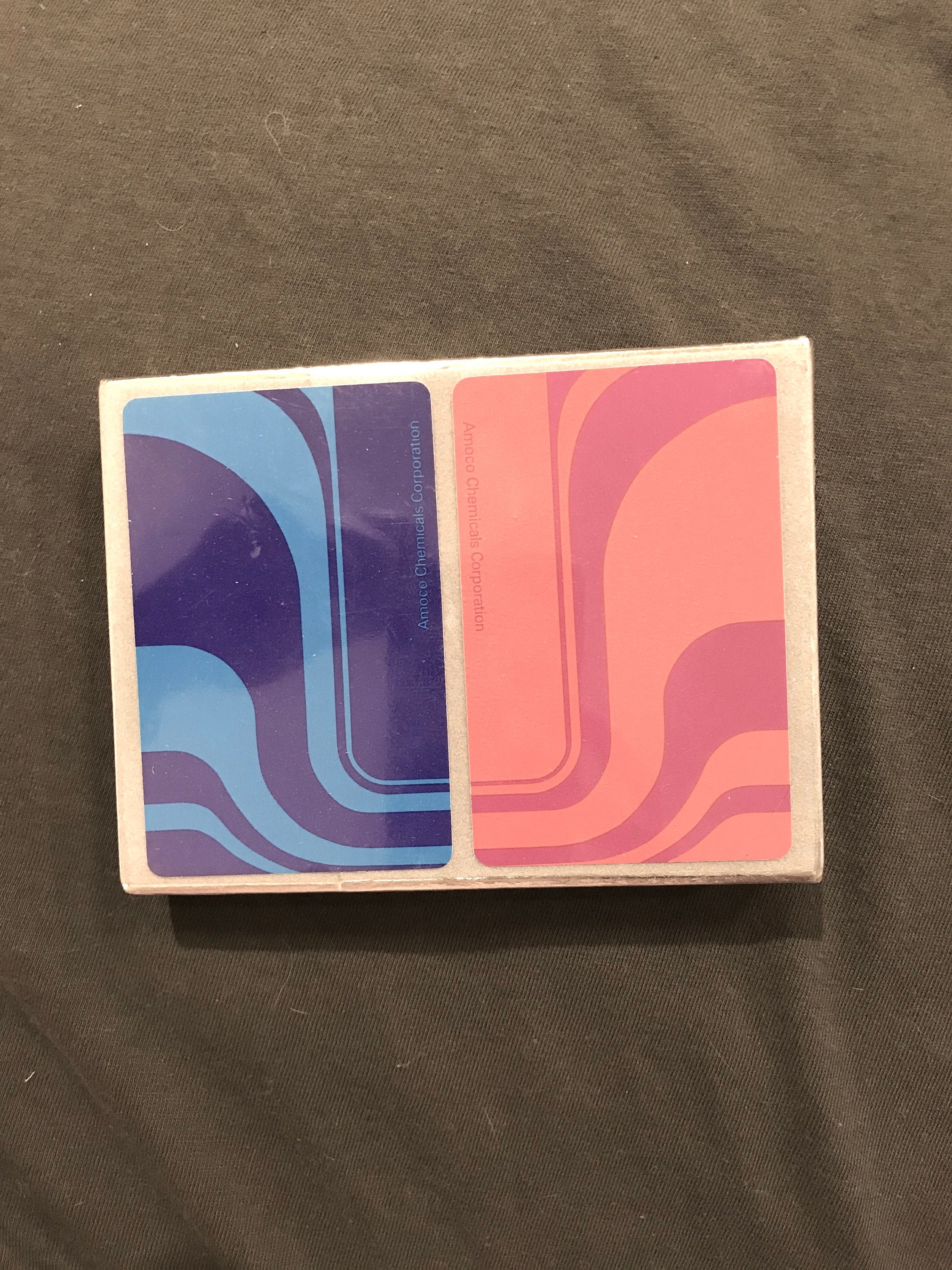 Vintage Amoco Chemical Corporation Congress Playing Cards Abstract ...