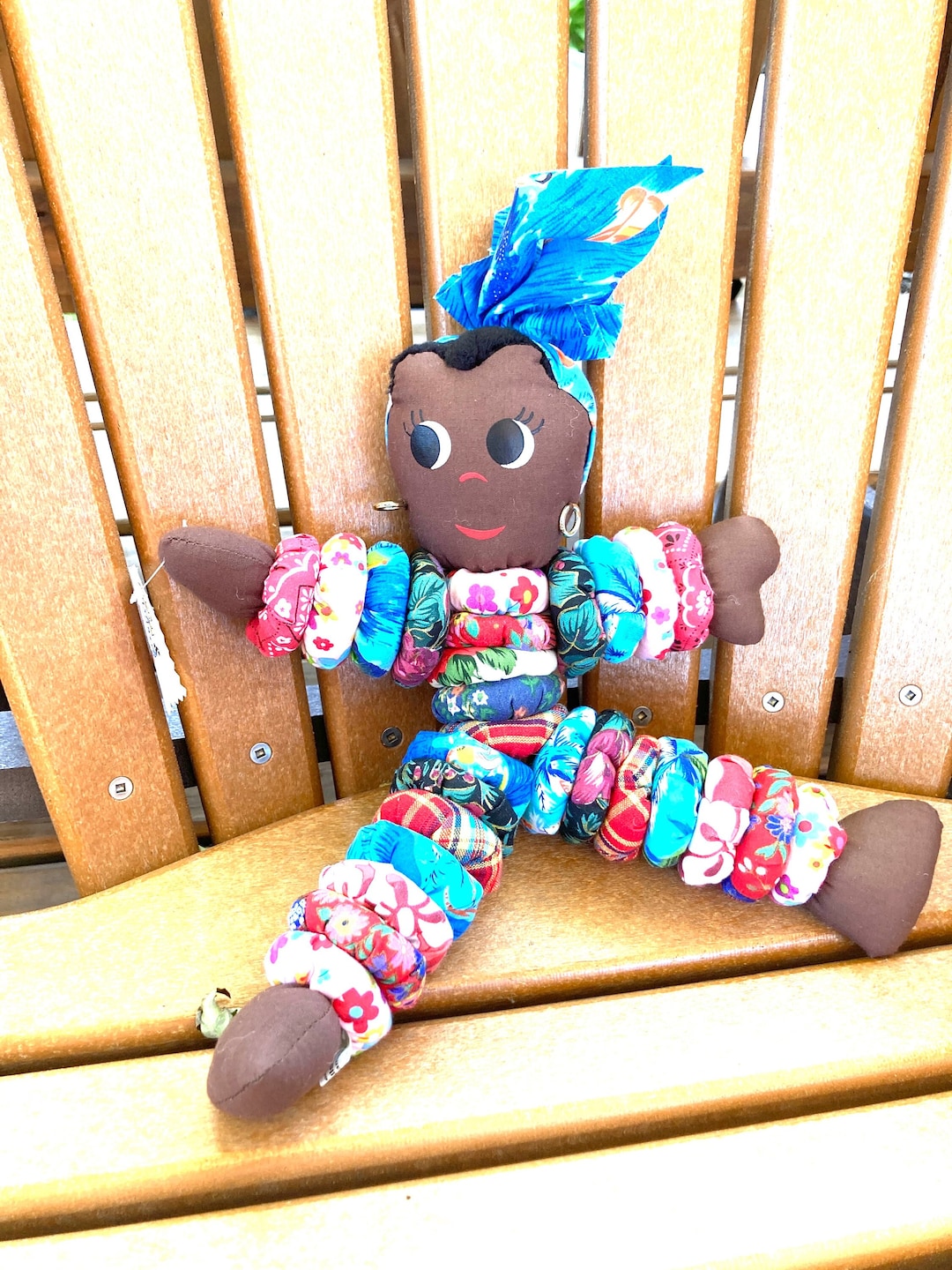 Vintage Handmade Jamaican Ethnic All Cloth Rag Doll - Etsy