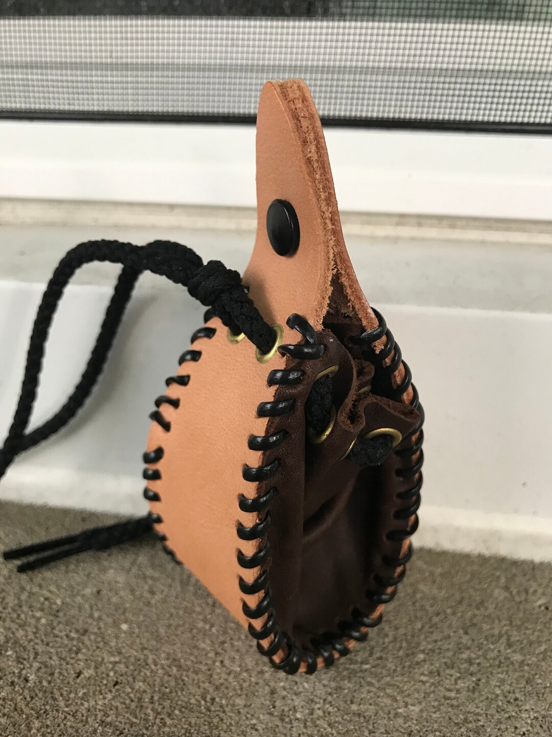 Vintage Handmade Leather Pouch Coin Purse - Etsy