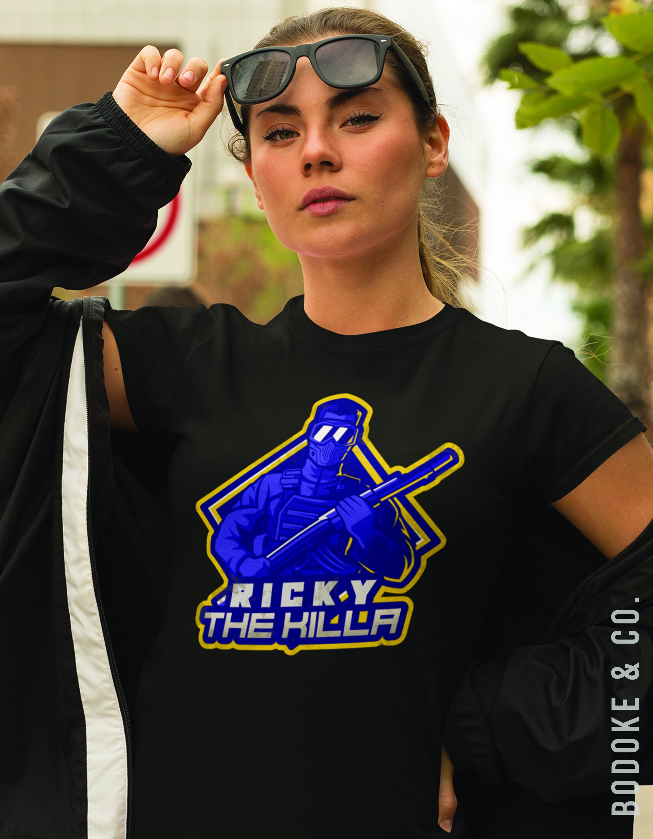 Camiseta de manga corta Merch Unisex Jersey de Ricky - Etsy España