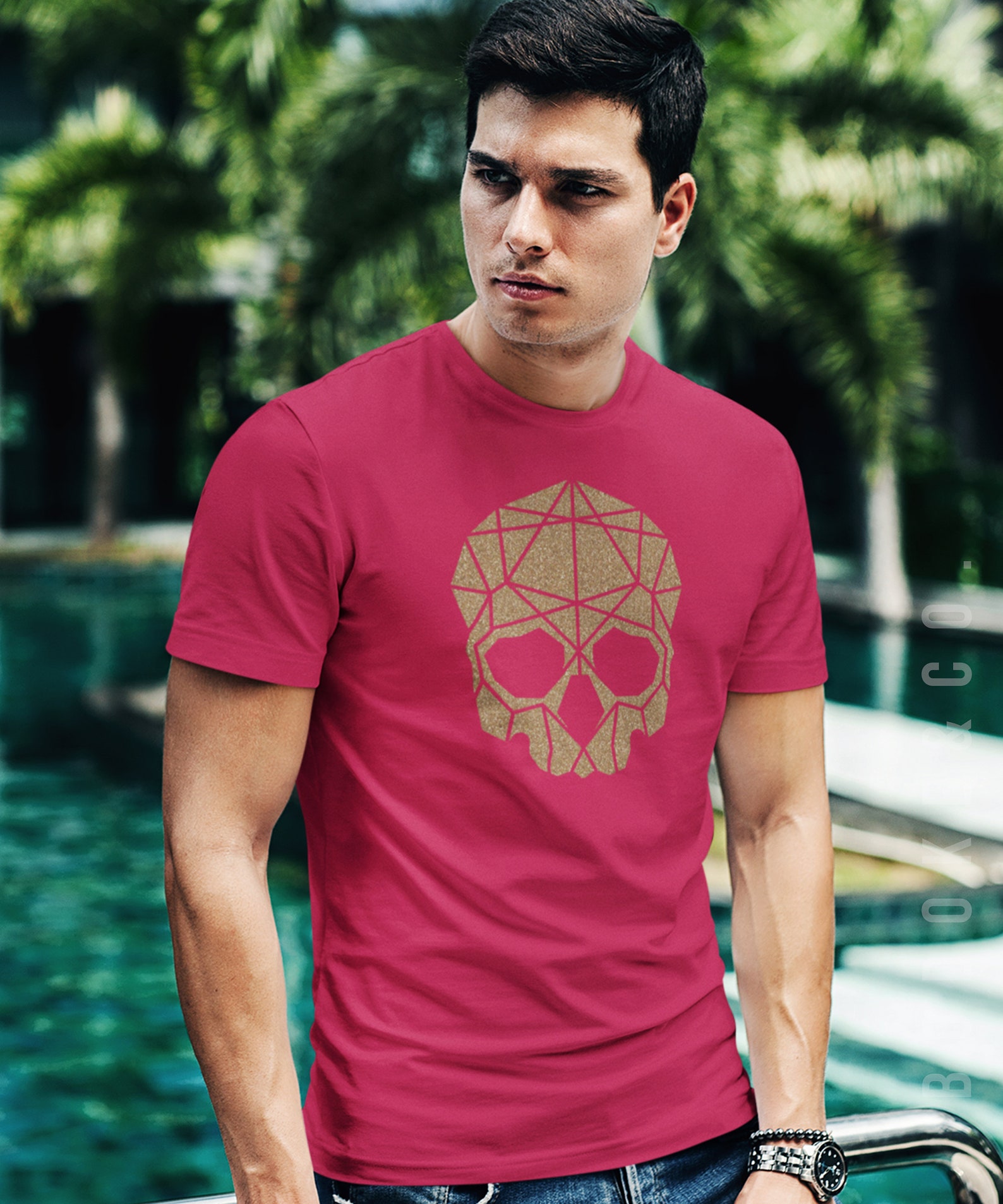 Gold Glitter Skull Unisex Heavy Cotton Tee - Etsy