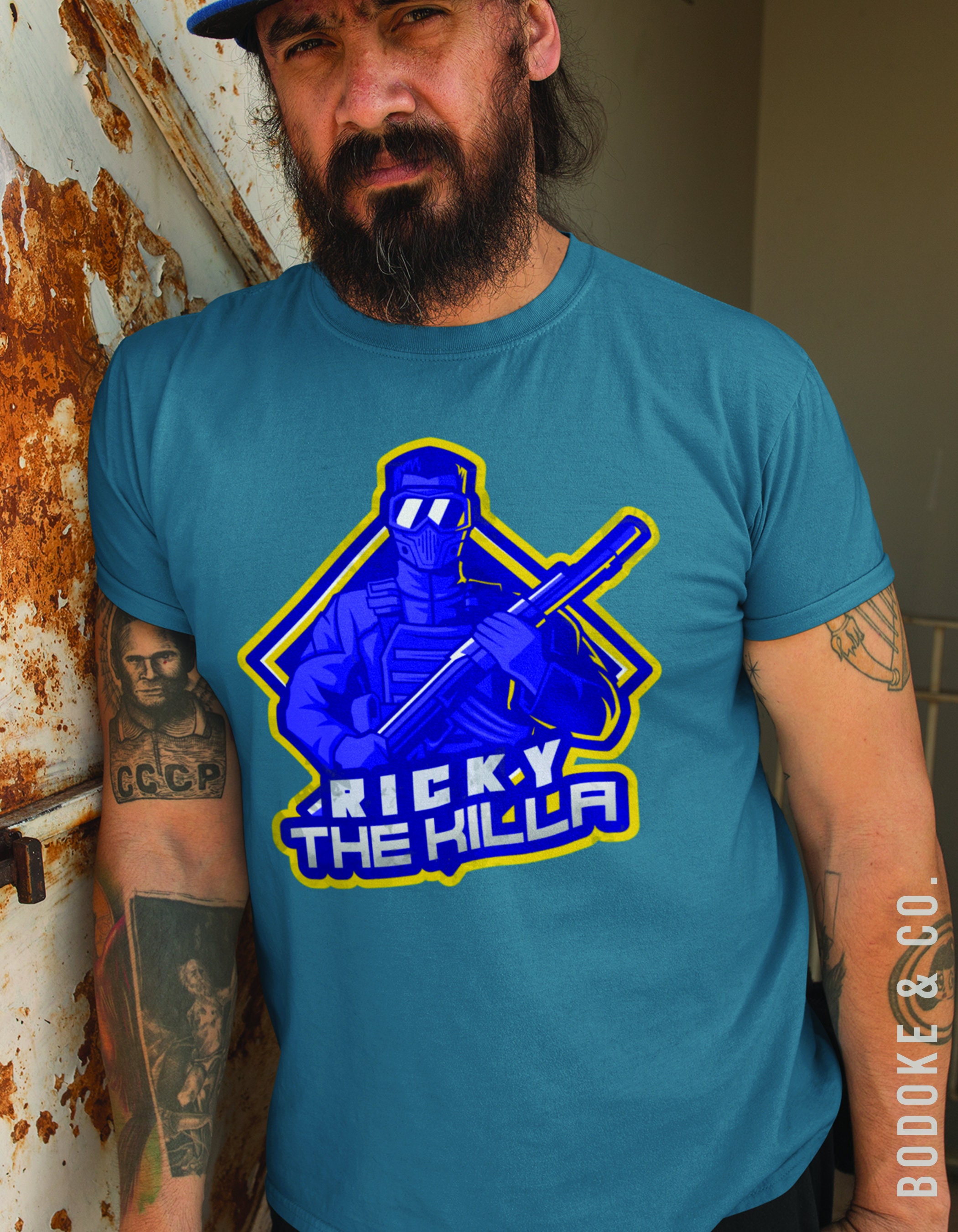 Camiseta de manga corta Merch Unisex Jersey de Ricky | Etsy