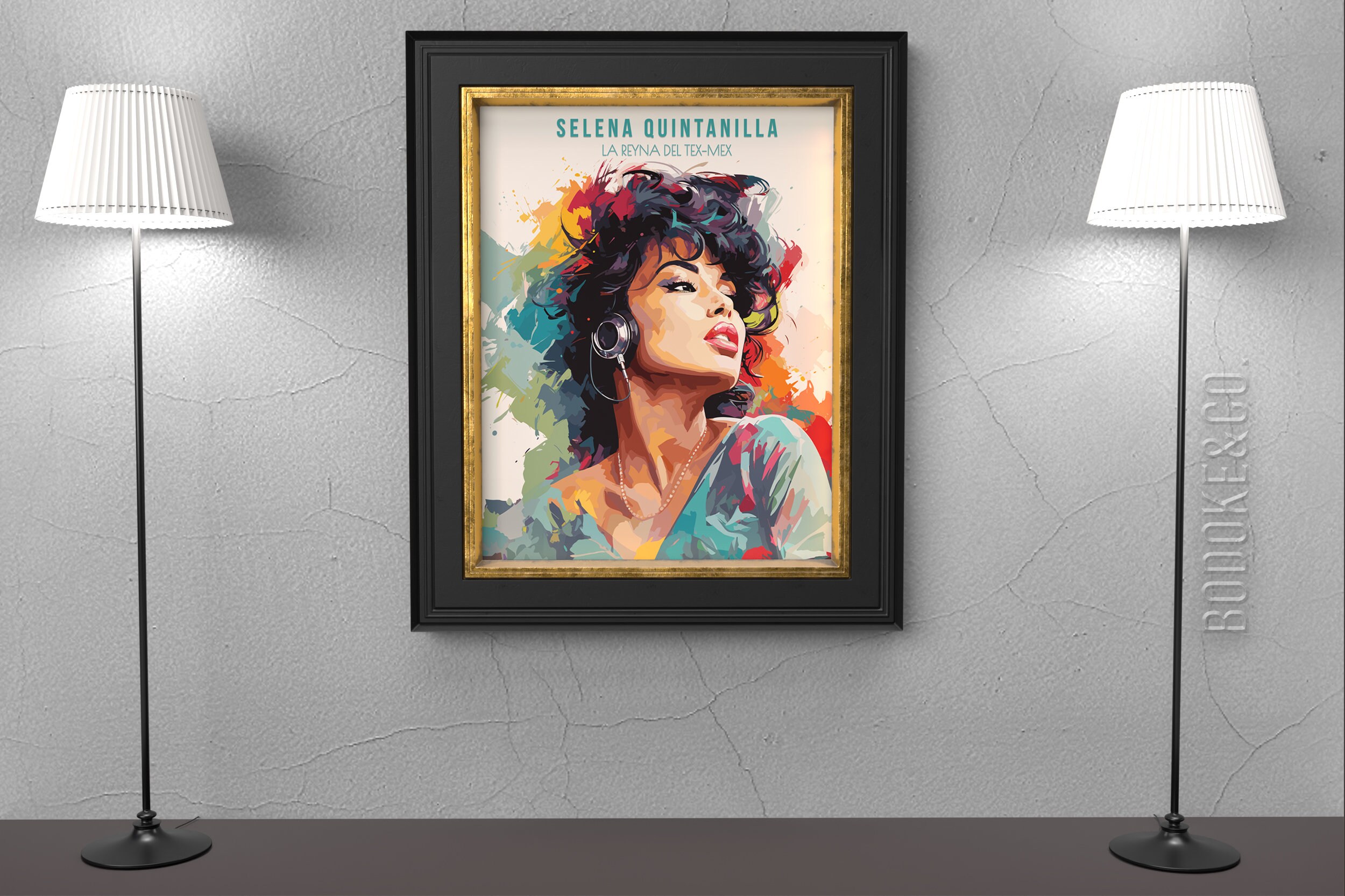Selena Quintanilla Inspired Art Painting Poster / Oil Painting, Modern ...