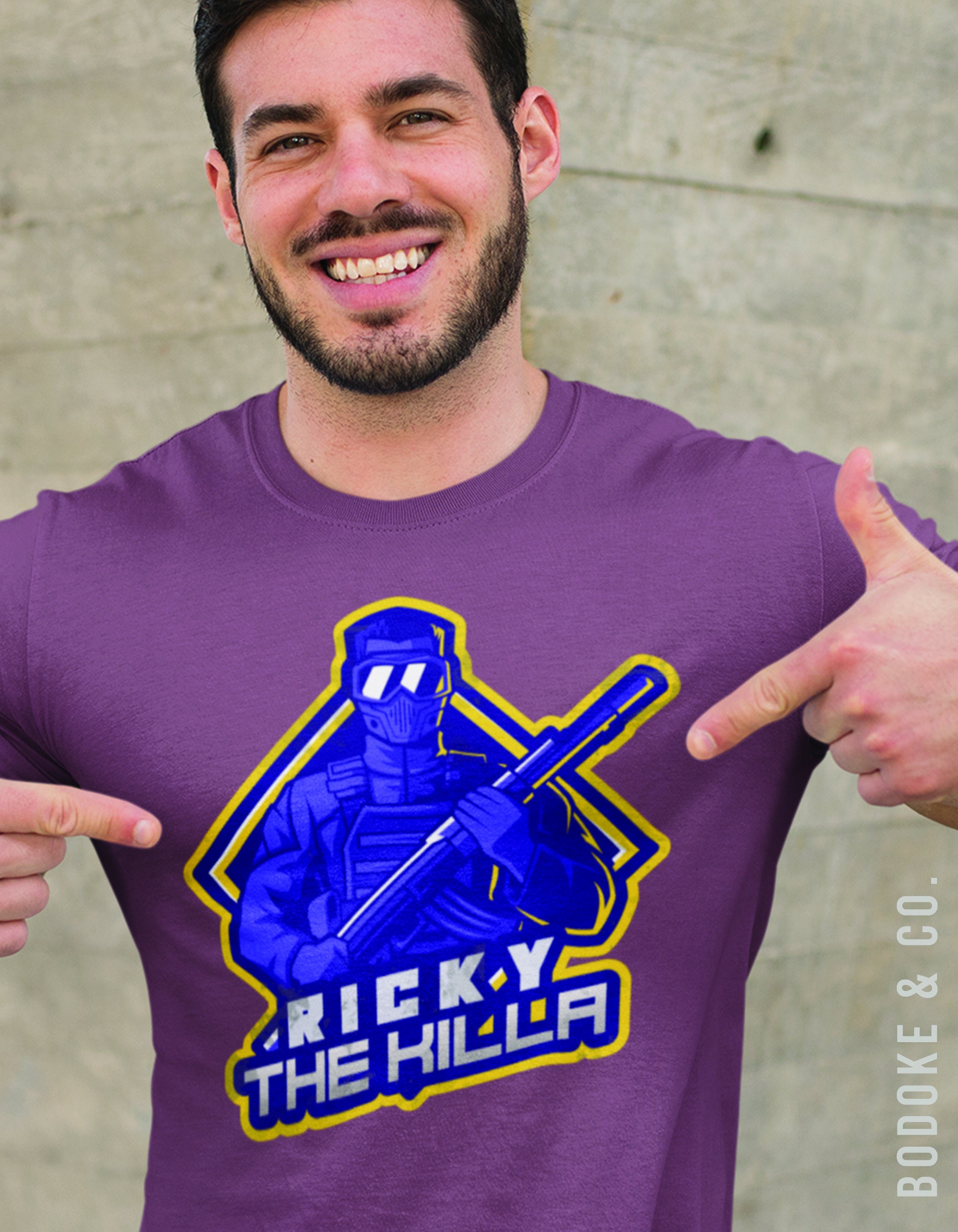 Camiseta de manga corta Merch Unisex Jersey de Ricky - Etsy España