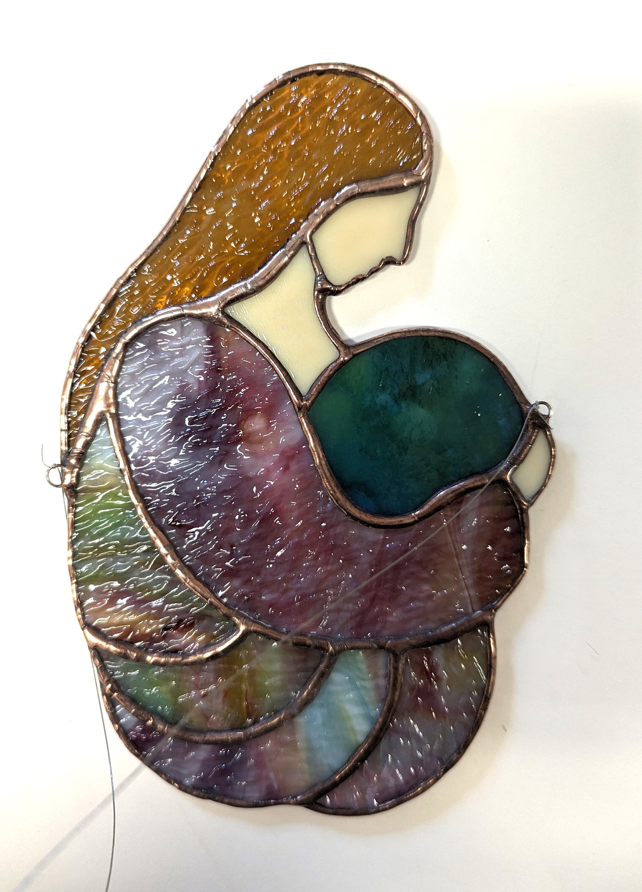 Earth Mother (gaia, Mandala) Stained Glass Suncatcher - Etsy