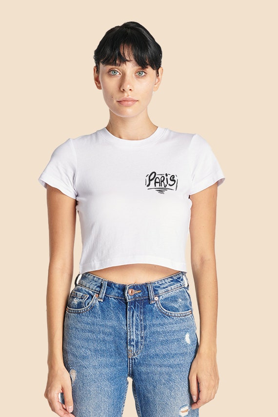 Loose Crop Top And Jeans