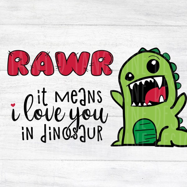 Dinosaur Rawr - Etsy