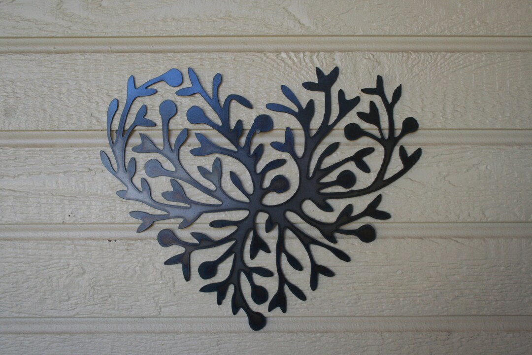 Metal Heart Heart Heart Metal Heart Decor Heart Wall - Etsy