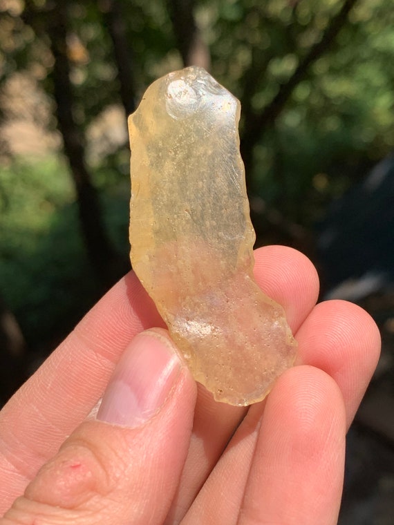 Ancient Libyan Desert Glass Impact Glass Tektite Scraper Tool - Etsy
