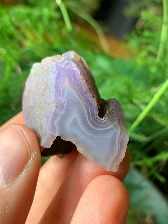 Highest Grade Jelly Holly Blue Agate Face Polished Holly Blue Agate Chalcedony From Oregon