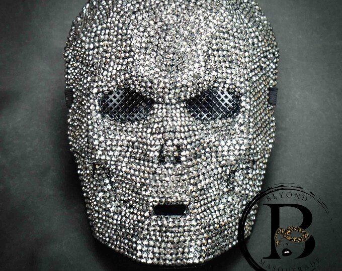 Silver Skull Mask, Festival Men's Women's Mask, Masquerade Half Face ...