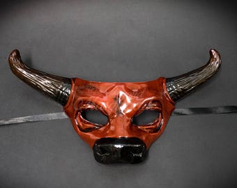 Bull mask | Etsy
