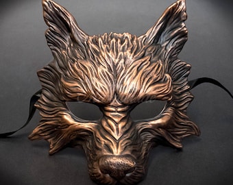 Wolf mask | Etsy