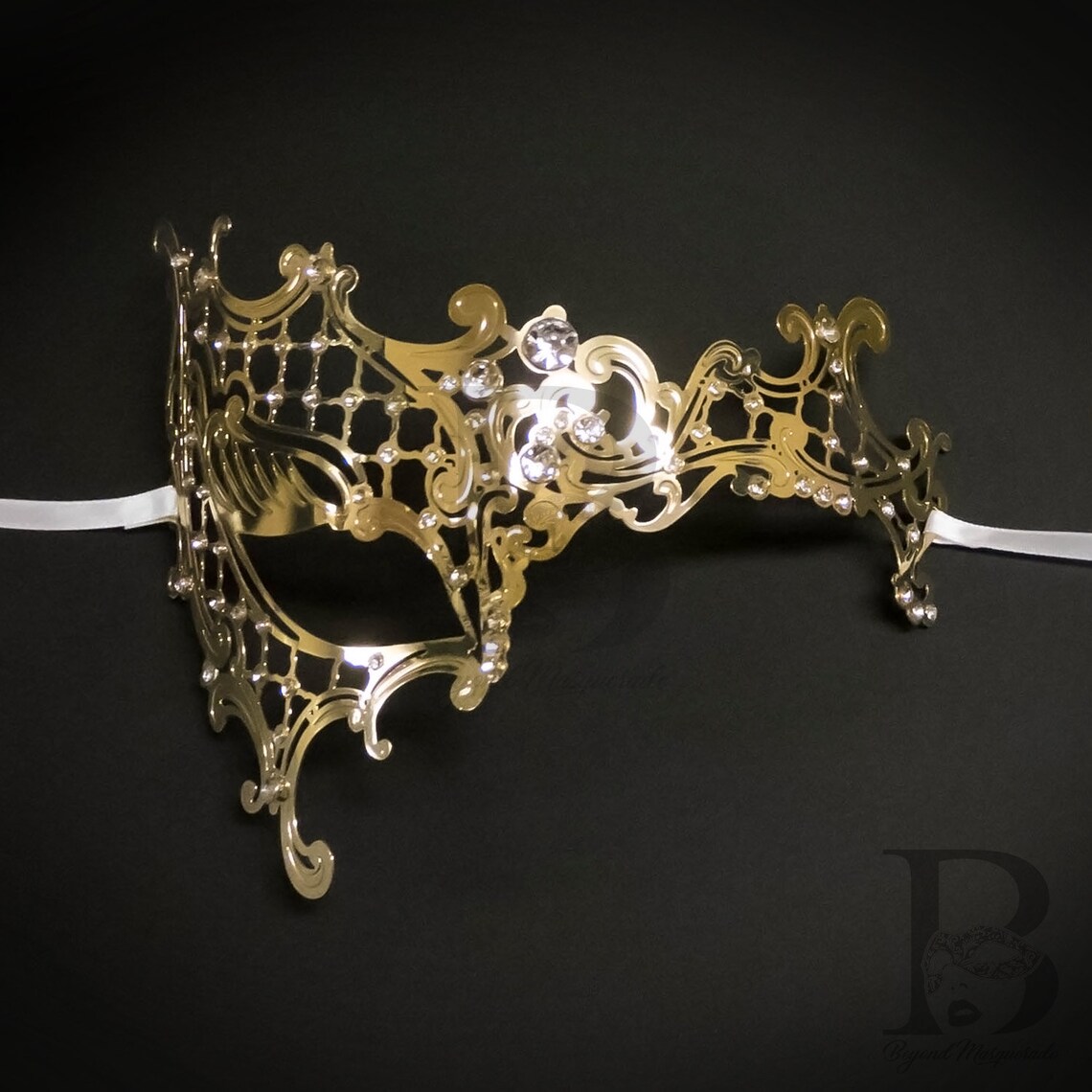 Gold Masquerade Mask Couples Masquerade Masks Gold - Etsy